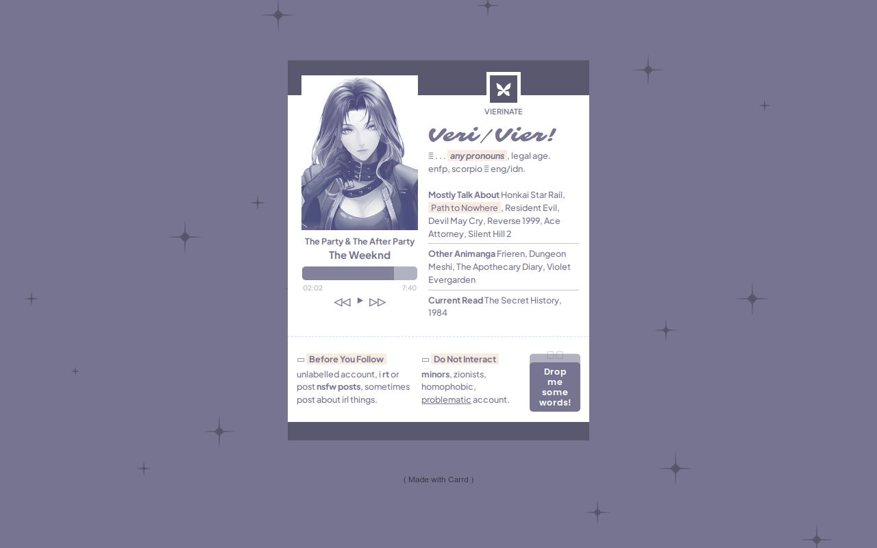 you want to get to know me better